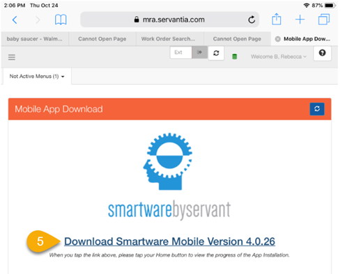 iPad - Download and Install of SW Mobile App – SmartWare Support